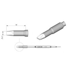 China JBC soldering tips C245061, welding bit C245-061 copper solder tips for JBC T245 handpiece supplier
