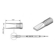 China JBC soldering tips C245708, welding bit C245-708 copper solder tips for JBC T245 handpiece supplier