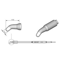 China JBC soldering tips C245627, welding bit C245-627 copper solder tips for JBC T245 handpiece supplier