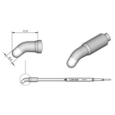 China JBC soldering tips C245628, welding bit C245-628 copper solder tips for JBC T245 handpiece supplier