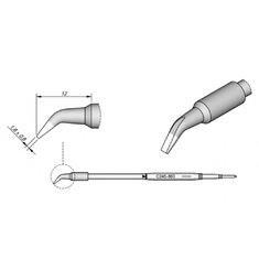 China JBC soldering tips C245863, welding bit C245-863 copper solder tips for JBC T245 handpiece supplier