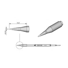 China JBC soldering tips C245930, welding bit C245-930 copper solder tips for JBC T245 handpiece supplier