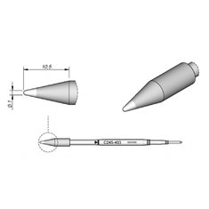China JBC soldering tips C245403, welding bit C245-403 copper solder tips for JBC T245 handpiece supplier