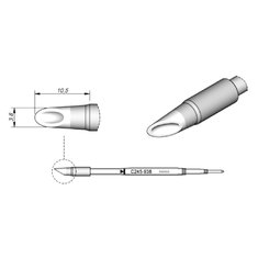 China JBC soldering tips C245938, welding bit C245-938 copper solder tips for JBC T245 handpiece supplier