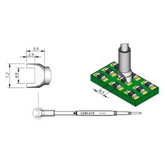 China JBC soldering tips C245019, welding bit C245-019 copper solder tips for JBC T245 handpiece supplier