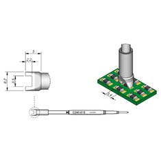 China JBC soldering tips C245018, welding bit C245-018 copper solder tips for JBC T245 handpiece supplier
