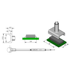 China JBC soldering tips C245215, welding bit C245-215 copper solder tips for JBC T245 handpiece supplier