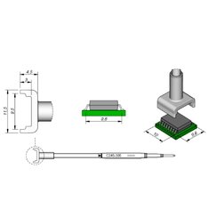 China JBC soldering tips C245306, welding bit C245-306 copper solder tips for JBC T245 handpiece supplier