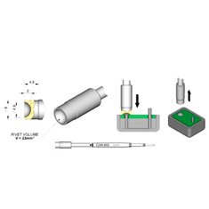 China JBC soldering tips C245052, welding bit C245-052 copper solder tips for JBC T245 handpiece supplier