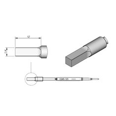 China JBC soldering tips C245123, welding bit C245-123 copper solder tips for JBC T245 handpiece supplier
