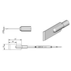 China JBC soldering tips C245121, welding bit C245-121 copper solder tips for JBC T245 handpiece supplier