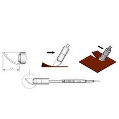 China JBC soldering tips C245138, welding bit C245-138 copper solder tips for JBC T245 handpiece supplier