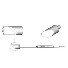 China JBC soldering tips C245301, welding bit C245-301 copper solder tips for JBC T245 handpiece supplier