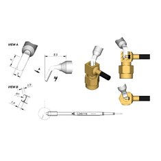 China JBC soldering tips C245116, welding bit C245-116 copper solder tips for JBC T245 handpiece supplier