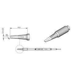 China JBC soldering tips C245122, welding bit C245-122 copper solder tips for JBC T245 handpiece supplier