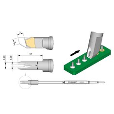 China JBC soldering tips C245667, welding bit C245-667 copper solder tips for JBC T245 handpiece supplier