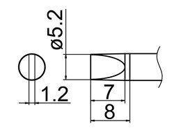 Hakko Soldering tips T12-D52,Solder tips for Hakko soldering station  FX951/FX952, FM2028/FM2027/FX9501 soldering iron supplier