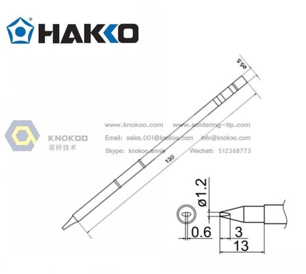 Hakko Soldering tips T12-DL12,Solder tips for Hakko soldering station FX951/FX952, FM2028/FM2027/FX9501 soldering iron supplier