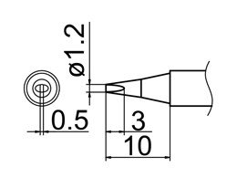 Hakko Soldering tips T12-D12, Solder tips for Hakko soldering station  FX951/FX952, soldering iron FM2028/FM2027/FX9501 supplier