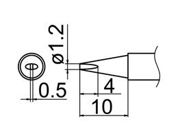 Hakko Soldering tips T12-D12Z, Solder tips for Hakko soldering station  FX951/FX952, soldering iron FM2028/FM2027/FX9501 supplier