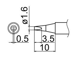 Hakko Soldering tips T12-D16, Solder tips for Hakko soldering station  FX951/FX952, soldering iron FM2028/FM2027/FX9501 supplier