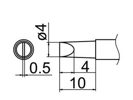 Hakko Soldering tips T12-D4Z, Solder tips for Hakko soldering station  FX951/FX952, soldering iron FM2028/FM2027/FX9501 supplier