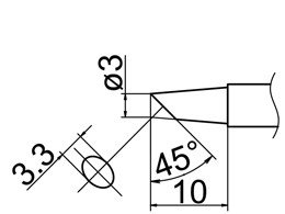 Hakko Soldering tips T12-BC3,Solder tips for Hakko soldering station  FX-951/FX-952,FM2028/FM2027/FX9501 soldering iron supplier