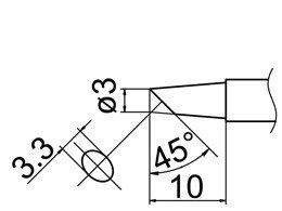 Hakko Soldering tips T12-BC3Z,Solder tips for Hakko soldering station FX-951/FX-952, FM2028/FM2027/FX9501 soldering iron supplier
