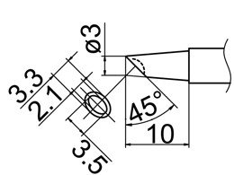 Hakko Soldering tips T12-BCM3,Solder tips for Hakko soldering station FX-951/FX-952, FM2028/FM2027/FX9501 soldering iron supplier