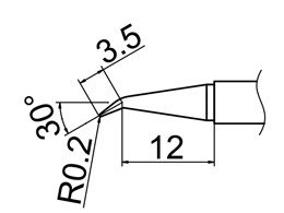 Hakko Soldering tips T12-J02,Solder tips for Hakko soldering station FX-951/FX-952, FM2028/FM2027/FX9501 soldering iron supplier