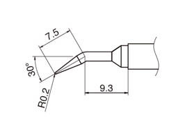 Hakko Soldering tips T12-JL02,Solder tips for Hakko soldering station FX-951/FX-952, FM2028/FM2027/FX9501 soldering iron supplier