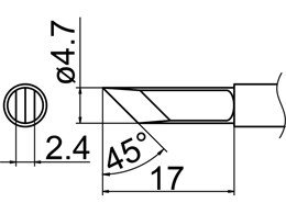 Hakko Soldering tips T12-KFZ,Solder tips for Hakko soldering station FX-951/FX-952, FM2028/FM2027/FX9501 soldering iron supplier