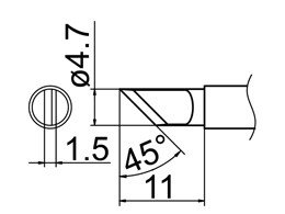 Hakko Soldering tips T12-KR,Solder tips for Hakko soldering station FX-951/FX-952, FM2028/FM2027/FX9501 soldering iron supplier