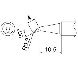 Solder tips HAKKO T18-BR02 soldering iron tips for Hakko FX-888/FX-888D/FX-600 soldering station ,FX-8801 solder iron supplier