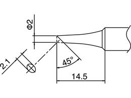 Solder tips HAKKO T18-CF2 soldering iron tips for Hakko FX-888/FX-888D/FX-600 soldering station ,FX-8801 solder iron supplier