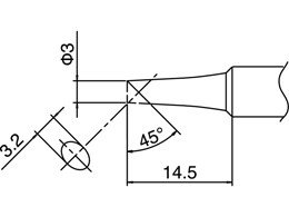 Solder tips HAKKO T18-CF3 soldering iron tips for Hakko FX-888/FX-888D/FX-600 soldering station ,FX-8801 solder iron supplier