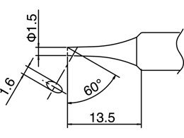 Solder tips HAKKO T18-CF15 soldering iron tips for Hakko FX-888/FX-888D/FX-600 soldering station ,FX-8801 solder iron supplier
