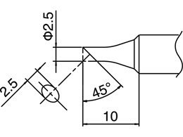 Solder tips HAKKO T18-CSF25 soldering iron tips for Hakko FX-888/FX-888D/FX-600 soldering station ,FX-8801 solder iron supplier