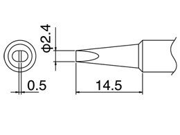 Solder tips HAKKO T18-D24 soldering iron tips for Hakko FX-888/FX-888D/FX-600 soldering station ,FX-8801 solder iron supplier