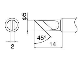 Solder tips HAKKO T18-K  soldering iron tips for Hakko FX-888/FX-888D/FX-600 soldering station ,FX-8801 solder iron supplier