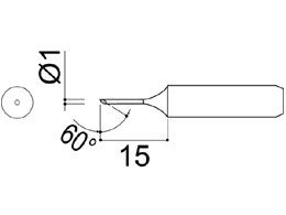 HAKKO 900M-T-1C  soldering iron tips for Hakko 936/937/942/928/701/702B soldering station ,907/908/933 solder iron supplier