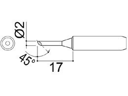 HAKKO 900M-T-2C  soldering iron tips for Hakko 936/937/942/928/701/702B soldering station ,907/908/933 solder iron supplier