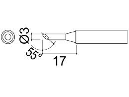 HAKKO 900M-T-S10  soldering iron tips for Hakko 936/937/942/928/701/702B soldering station ,907/908/933 solder iron supplier