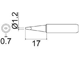 HAKKO 900M-T-1.2D  soldering iron tips for Hakko 936/937/942/928/701/702B soldering station ,907/908/933 solder iron supplier