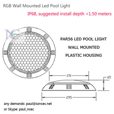 RGB Wall Mounted Led Pool Light supplier