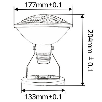 NC-LED Par56 Spike Light (mounting base) supplier