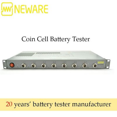 8 Channel Dual Range Cell Neware Battery Tester for Button Cell Capacity Pulse Test