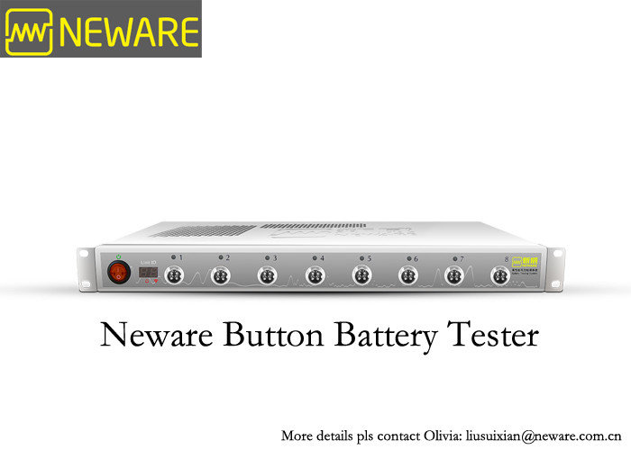 Neware 5V20mA 8 Channels Button Cell Tester with Capacity, Pulse, DCIR Test, Charge and Discharge