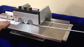 China Aluminium PCB Cutting Machine For LED Strip With Six Circular Blades supplier