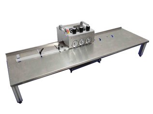 China Aluminium PCB Depanelizer With Six High Speed Steel Blades For LED Assembly supplier